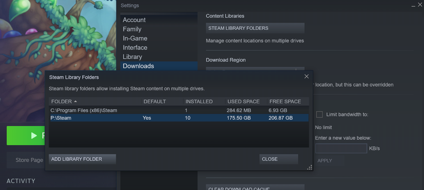 How to Change Game Download Location in Steam