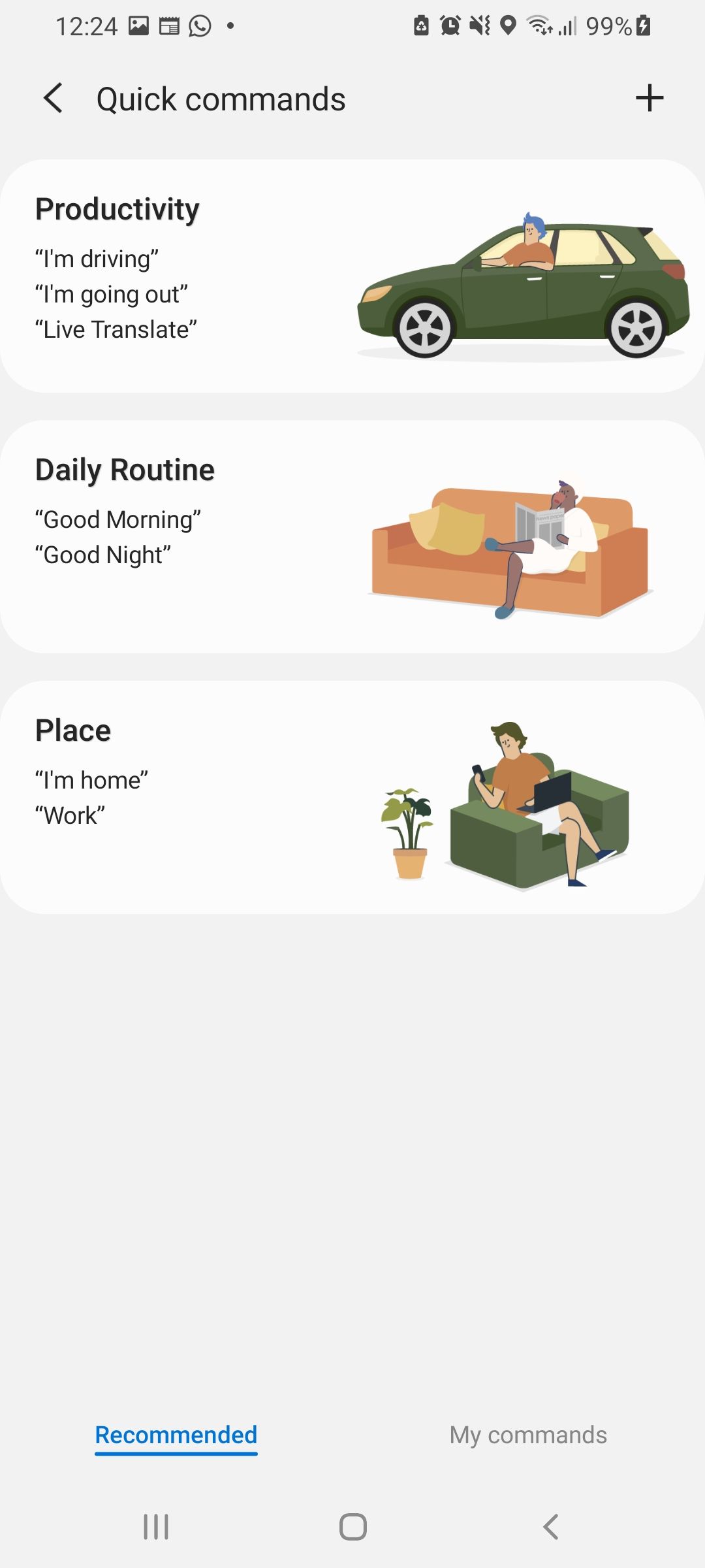 Get the Most From Bixby Quick Commands