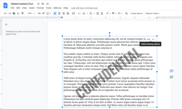 How To Add A Watermark In Google Docs