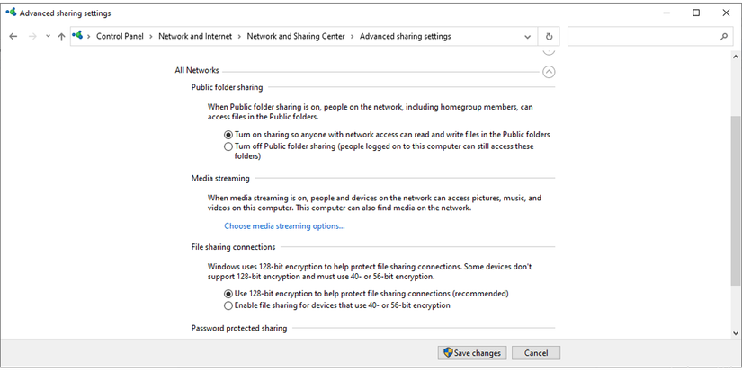 How to Network File Share in Windows 10
