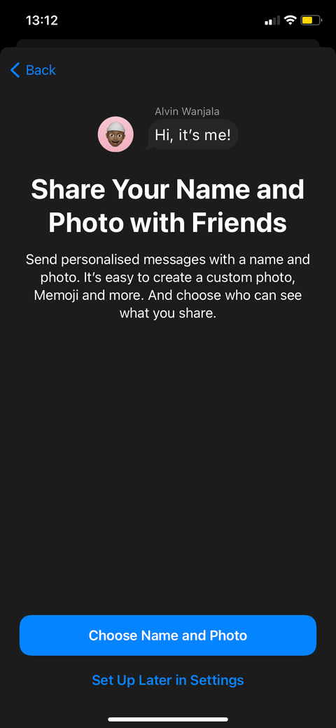 How to Create or Edit Your iMessage Profile