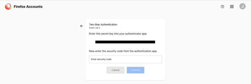 How to Set Up a Recovery Key and Two-Step Authentication in Firefox