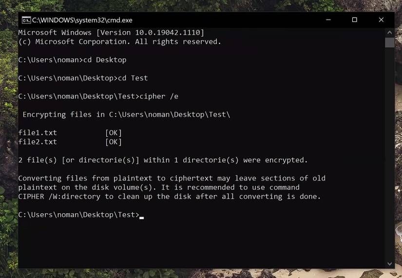 How to Use Command Prompt to Encrypt Files