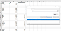 How To Use The Find And Replace Search Feature In Excel One Perfect Room