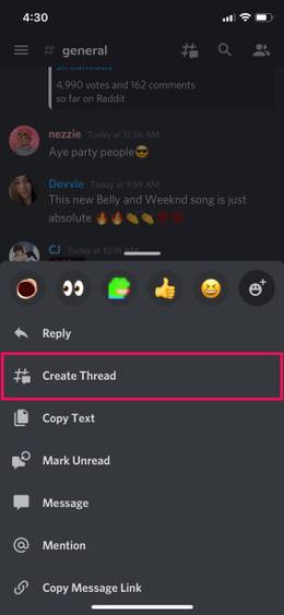 How To Create A Conversation Thread In Discord