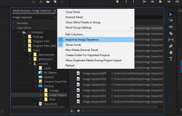 How To Create An Image Sequence In Premiere Pro