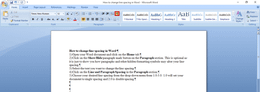 How To Change Line Spacing In Word