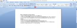 How To Change Line Spacing In Word