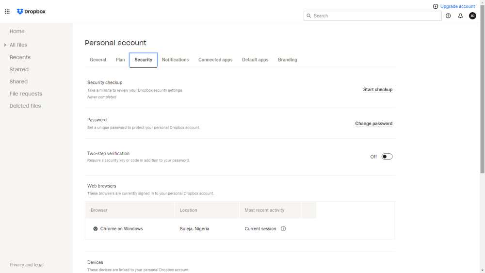 How to Enable Two-Step Verification in Dropbox