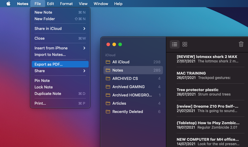 How to Export Your Apple Notes as PDF Files on Any Device