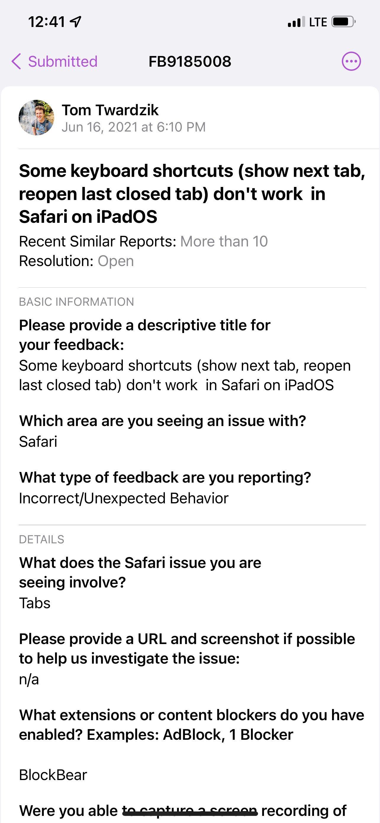 How to Submit iOS and iPadOS Beta Feedback to Apple