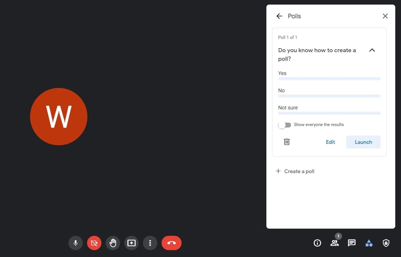 How to Create and Use Polls in Google Meet