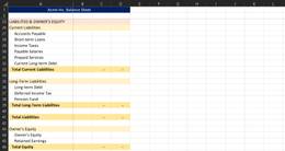 How To Create A Balance Sheet In Excel