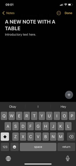 How To Create And Format Tables In Apple Notes Like A Pro