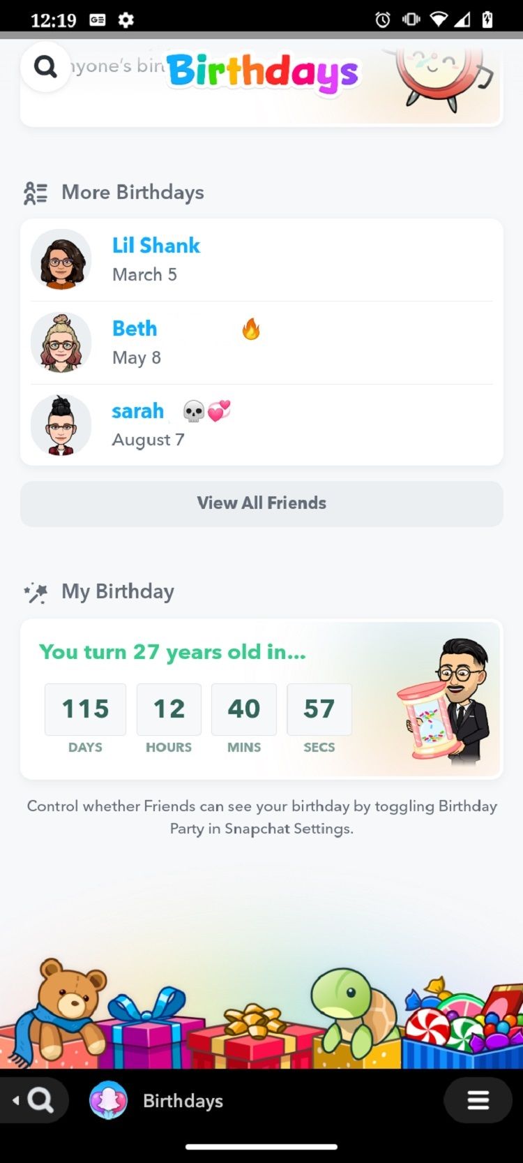 The Snapchat Birthdays Mini Makes Celebrating With Friends More Fun