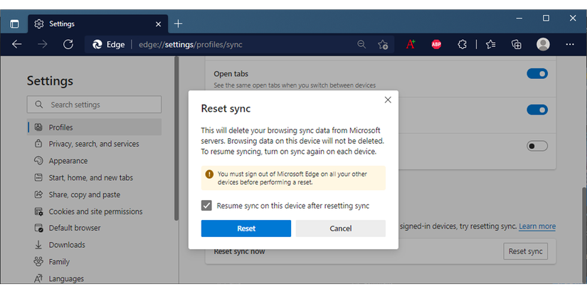 How to Solve the "Sync Is Paused, Sign In Again Error" in Microsoft Edge