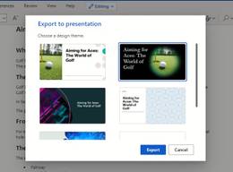 How To Export Word Documents Into PowerPoint Presentations Using Microsoft AI