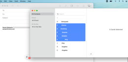 How To Send And Receive Virtual Business Cards vCards In Mail On A Mac