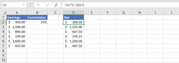 How To Subtract In Excel