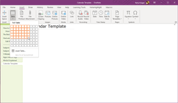 How To Create A OneNote Calendar Template 2023 