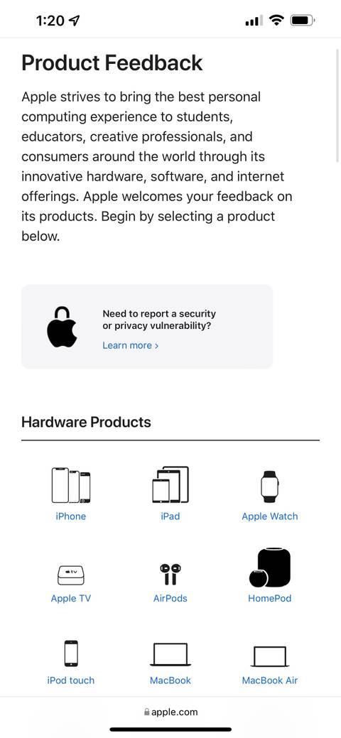How to Submit iOS Feedback When You’re Not Running Beta Software