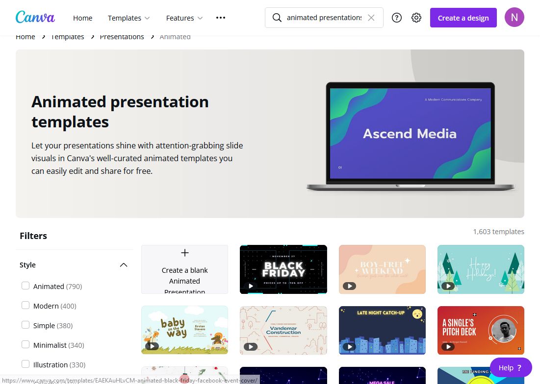 12 Sites for Free Animated PowerPoint Presentation Templates