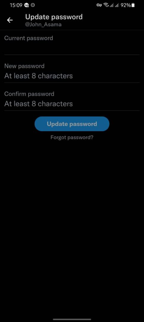 How to Change Your Twitter Password