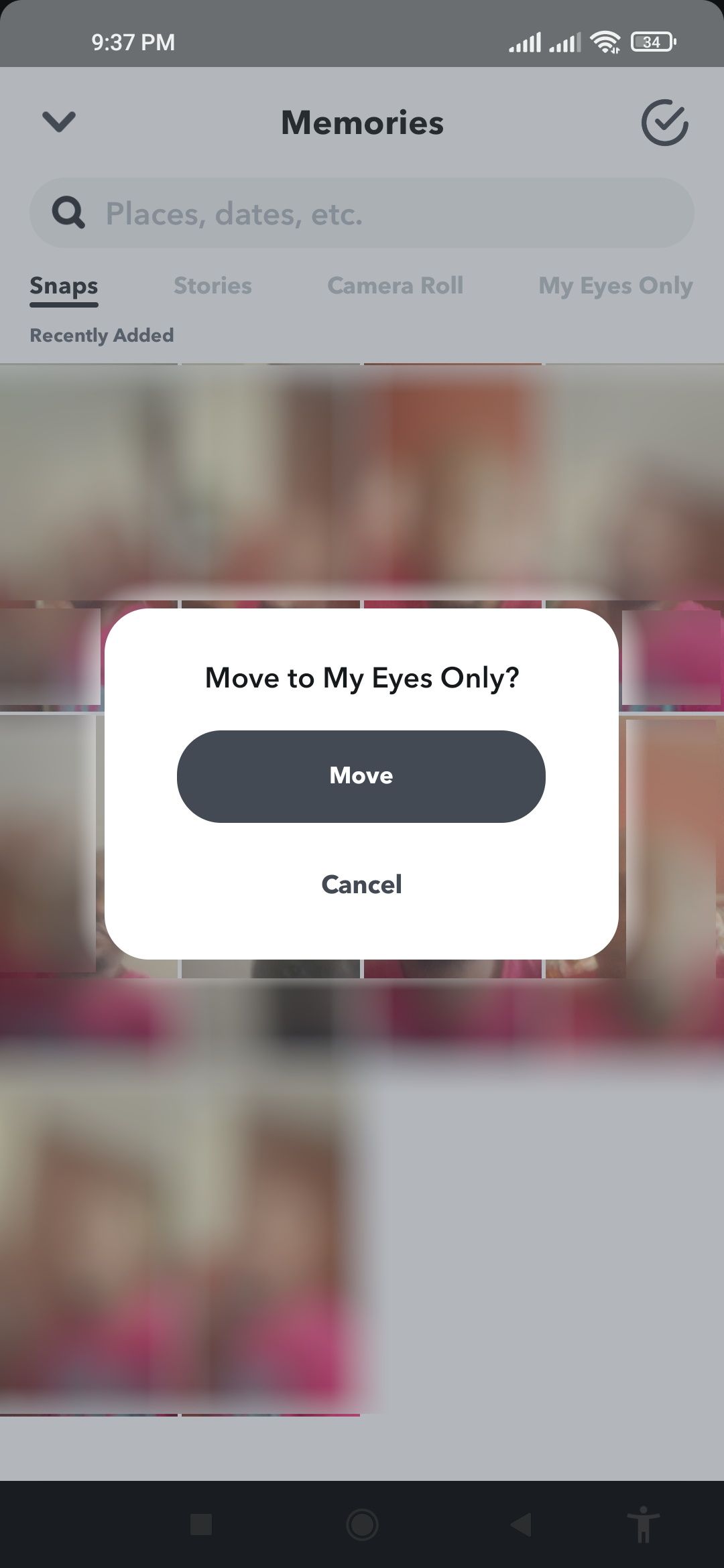 How to Protect Your Snapchat Posts With "My Eyes Only"