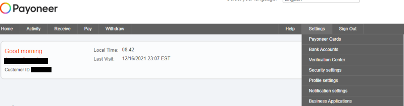 How to Change Your Email Address on Payoneer