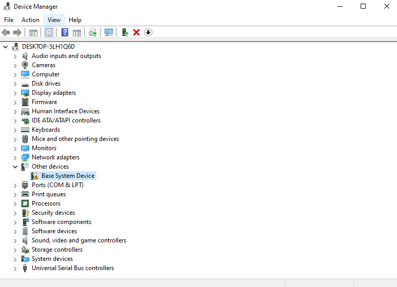 How to Fix the "Base System Device" Error in Device Manager