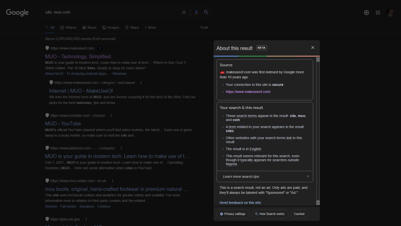 How to Find Out When Google First Indexed a Website