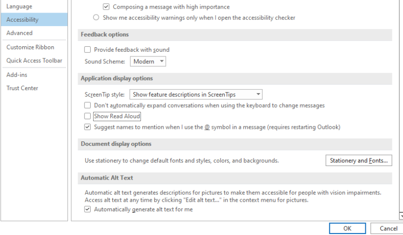 How to Read Emails Aloud in Microsoft Outlook