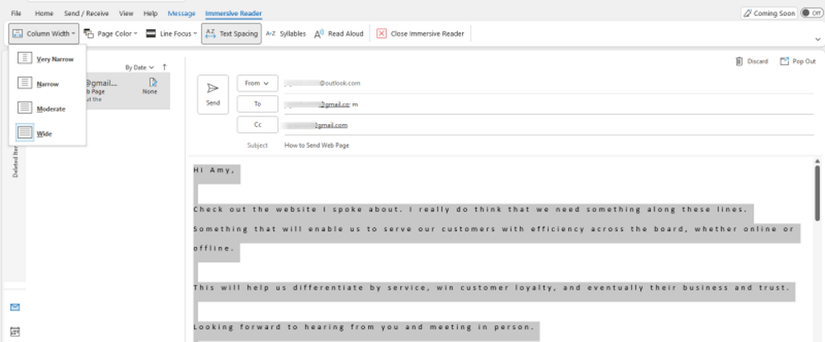 How to Read Emails Aloud in Microsoft Outlook