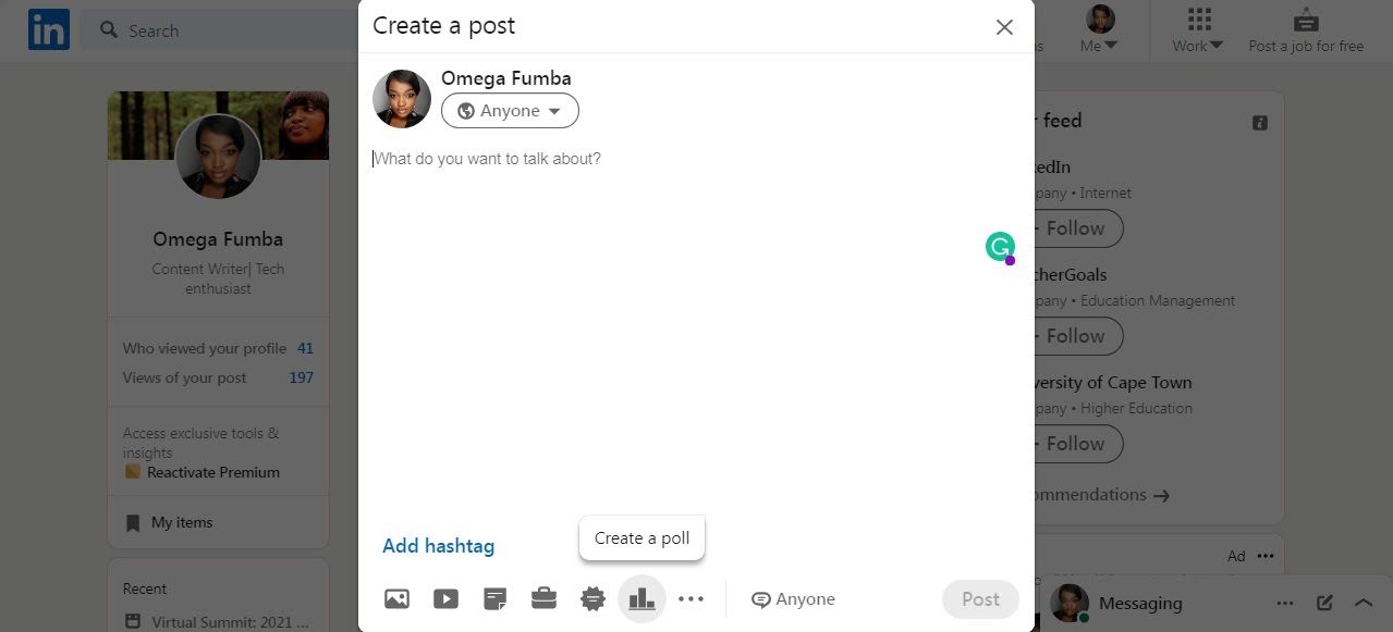 How to Create a Poll on LinkedIn