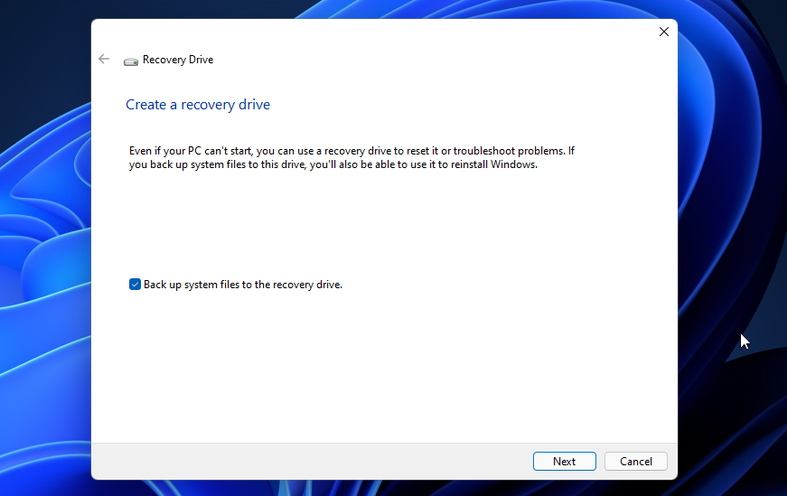 How to Fix the "Problem Occurred While Creating the Recovery Drive ...