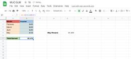 How To Sum Numbers Cells Or Matrices In Google Sheets