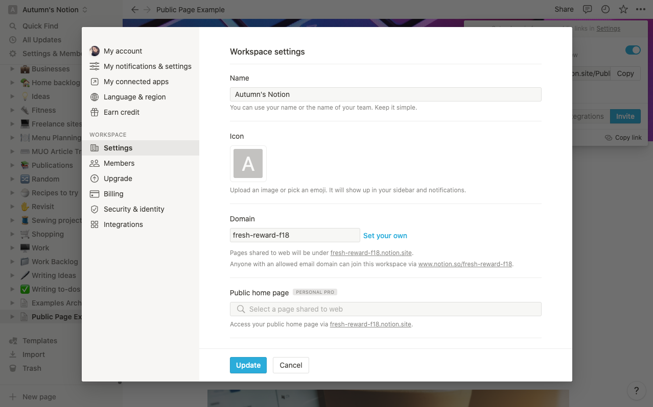 How to Create Public Pages in Notion