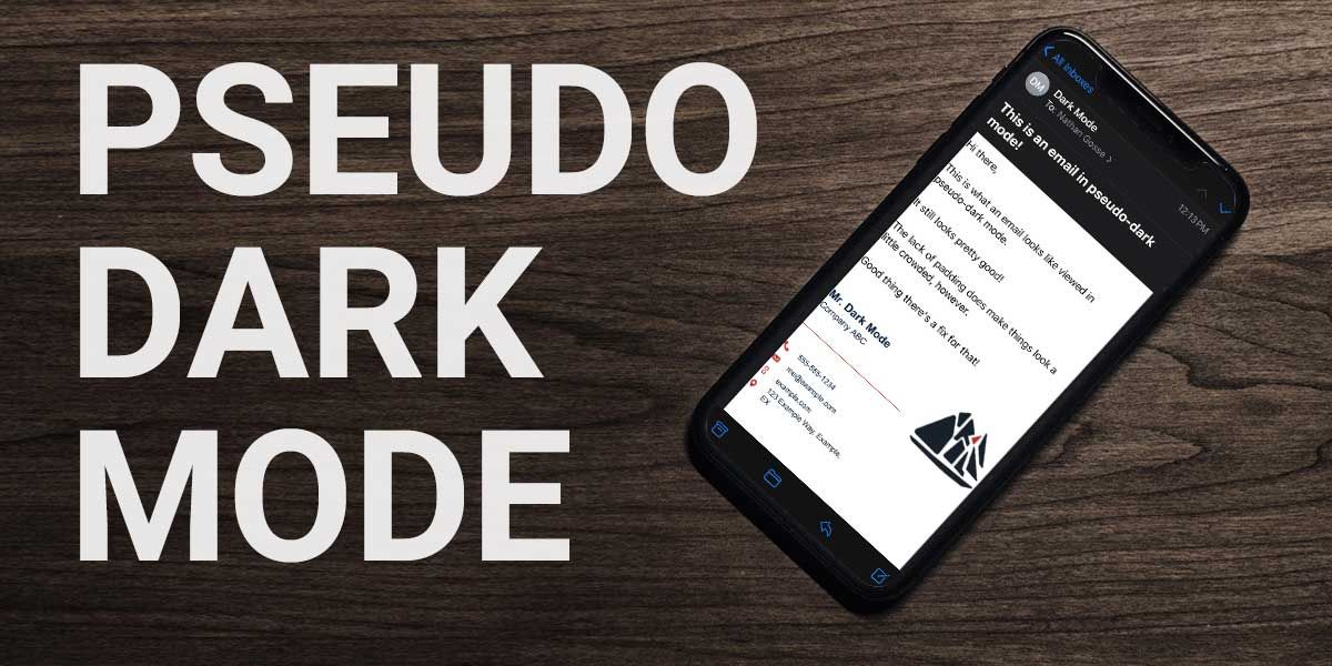 How to Make Your Email Signature Look Good in Dark Mode Too