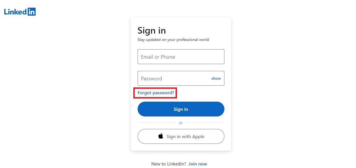 What to Do If You Forgot Your LinkedIn Password