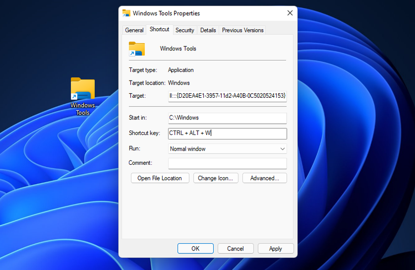 How to Set Up Windows Tools Shortcuts in Windows 11