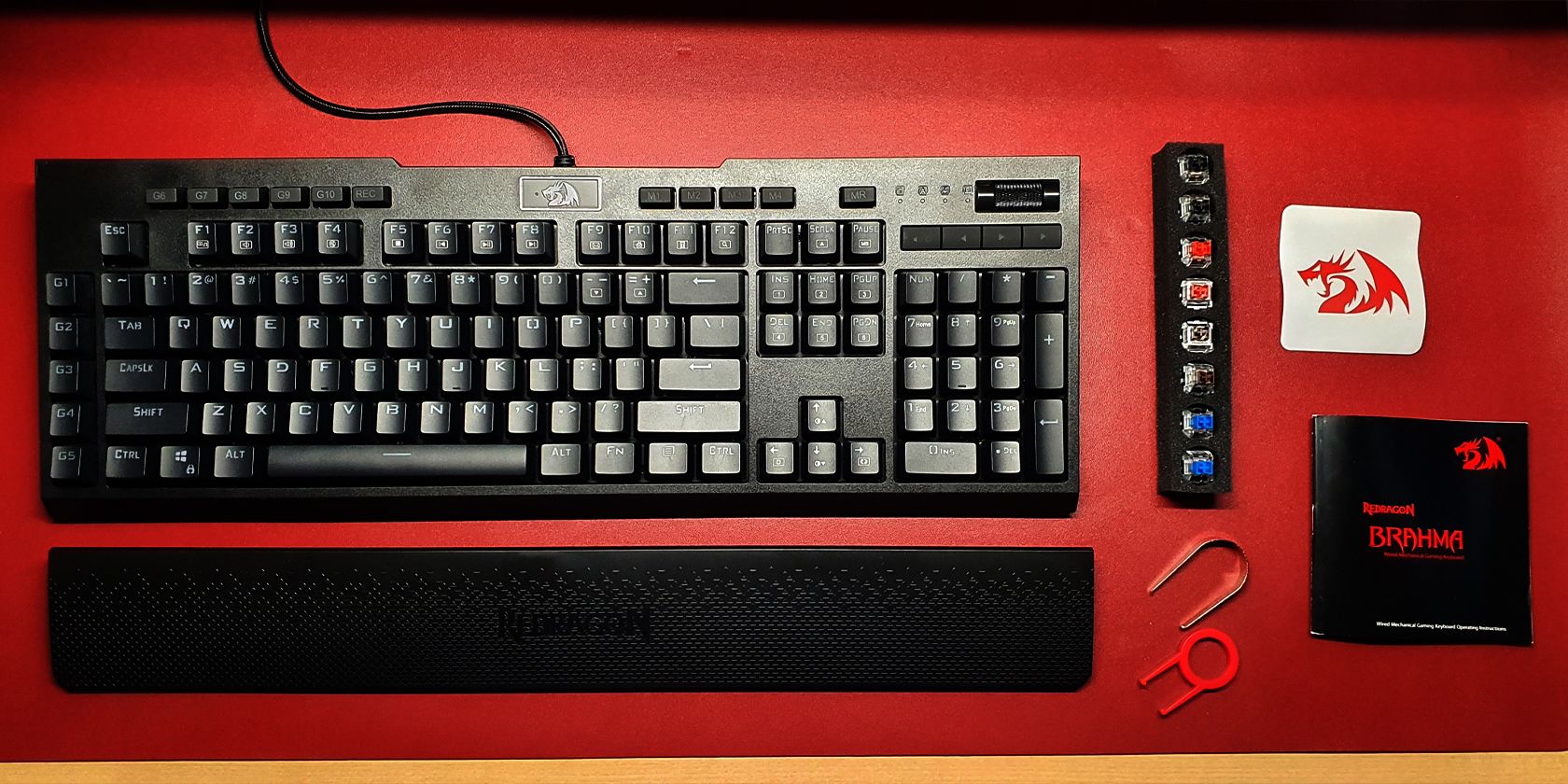 Redragon K586 Brahma Review: Affordable Yet Solid Hot-Swappable Mechanical Keyboard