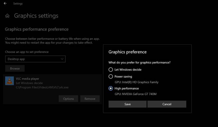 How to Choose a Preferred GPU for Apps on Windows 10