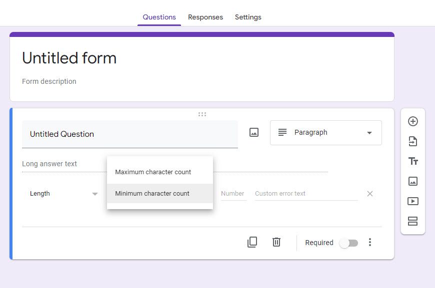 How to Add Response Validation to Google Forms