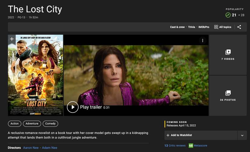 The 12 Best Free and Fun Websites for Movie Lovers