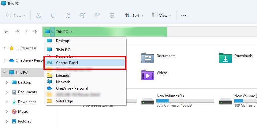 10 Ways to Open the Control Panel in Windows 11