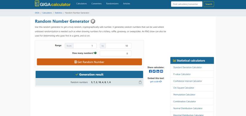 The 10 Best Online Random Number Generators