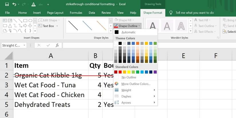How to Strikethrough in Excel: 8 Ways