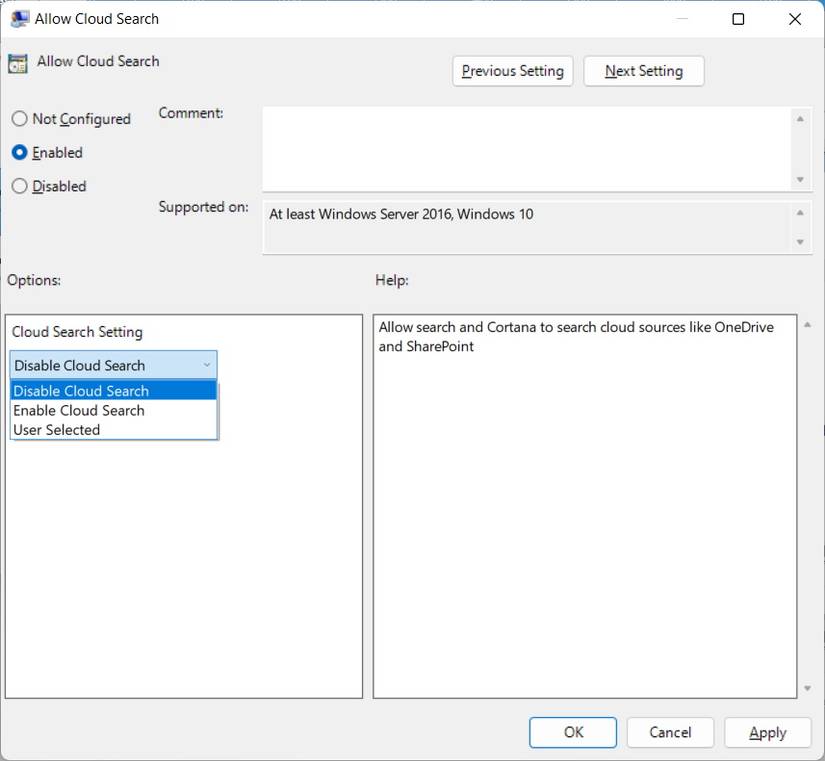What Is Cloud Content Search in Windows, and How Do You Turn It On or Off?