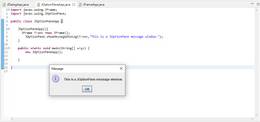 How To Create Dialog Boxes In Java