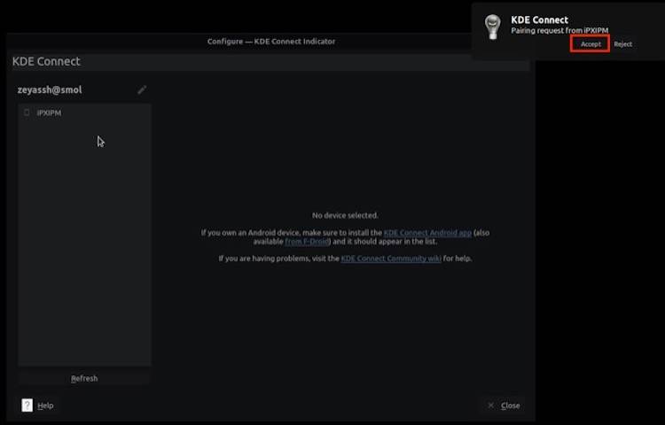 How to Connect Your iPhone to Your Linux PC Using KDE Connect